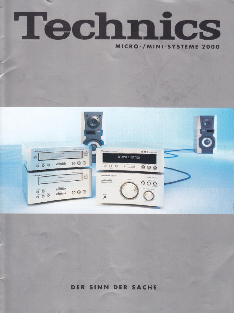 Hfe Technics Micro and Mini Systems 2000 de | PDF