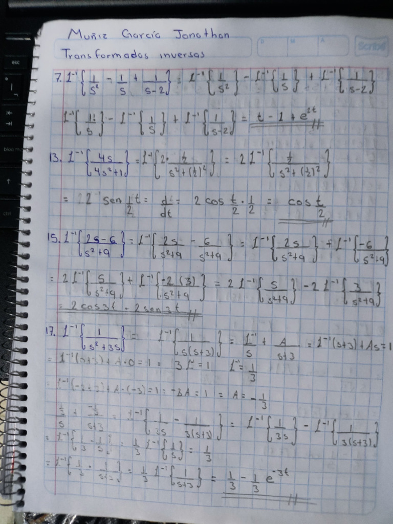 Transformadas inversas | PDF