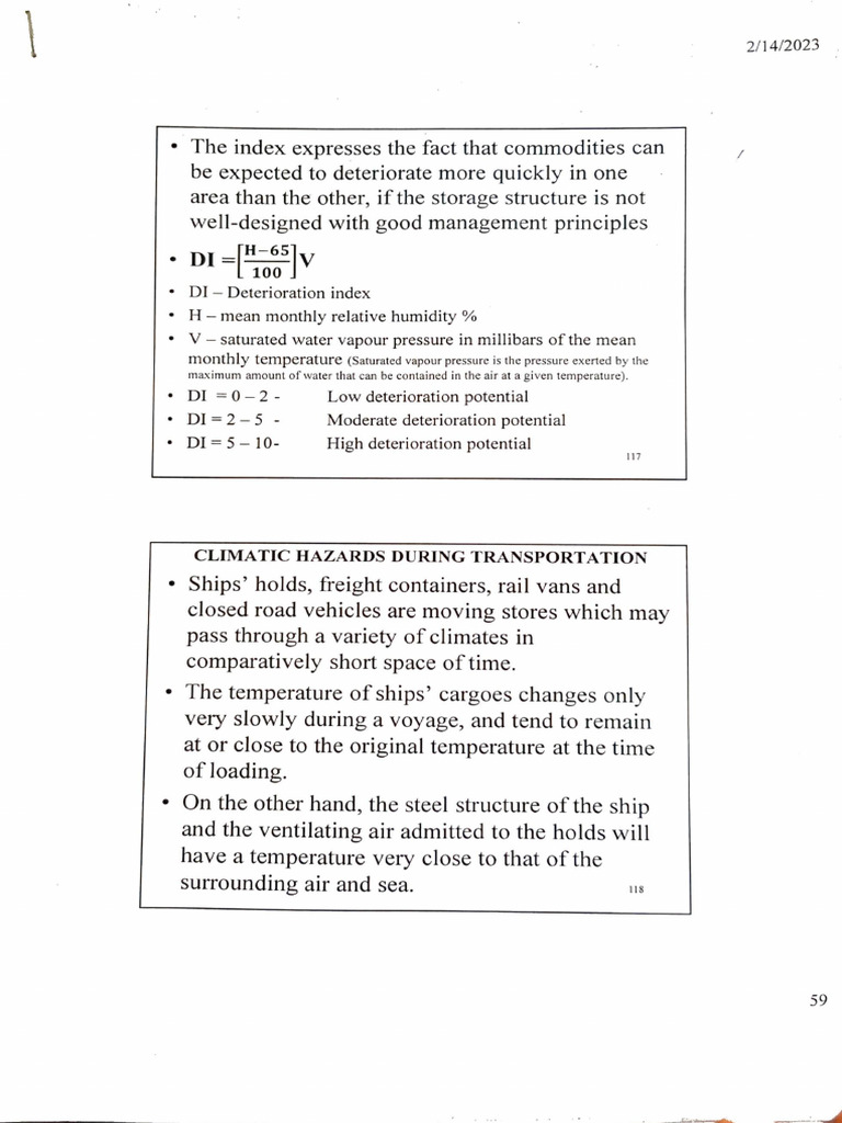 Crop Storage and Preservation 2 | PDF