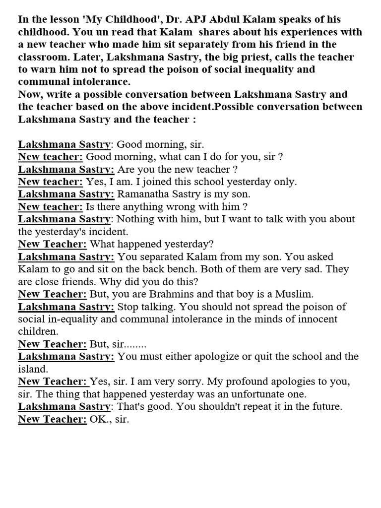 My Childhood - 2 | PDF