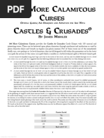 100 DND Curse List | PDF
