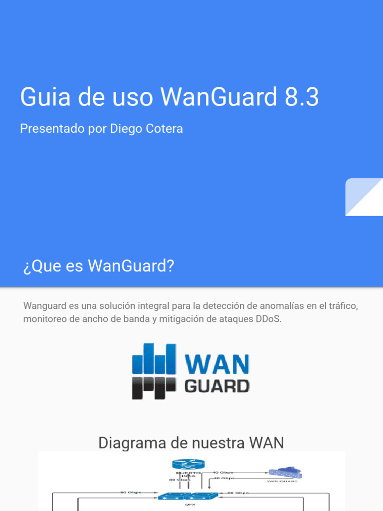 Guia de Uso WanGuard 8.3 | PDF | Protocolos de internet | sistema de ...
