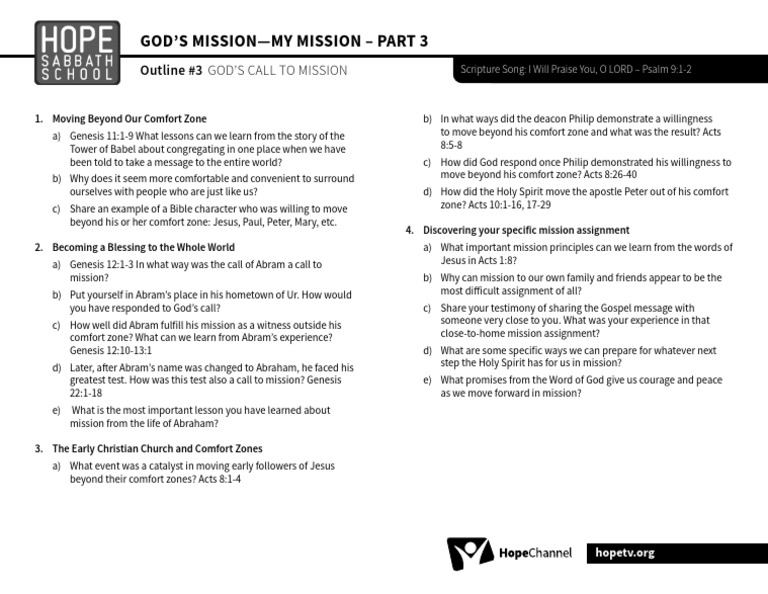 HOPE752 Hope Sabbath School Outlines 2023 - Q4 - 03 | PDF | Acts Of The ...
