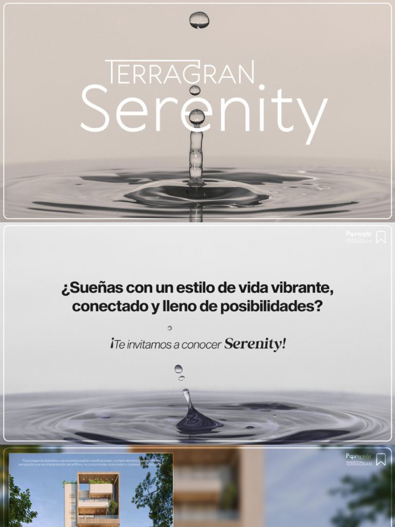 Brochure Comercial Serenity | PDF