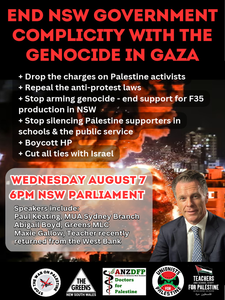 NSW Government Rally Poster | PDF