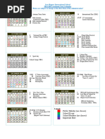 School Year Calendar Secondary | PDF