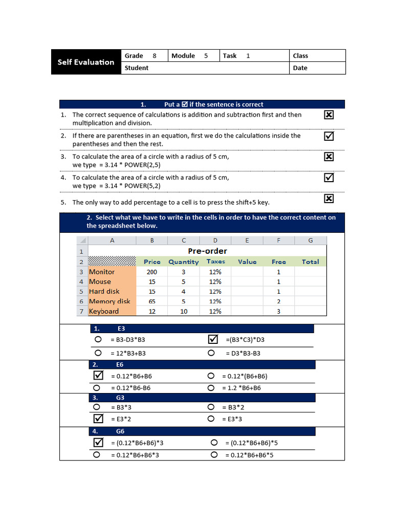 T.2.5.1 Evaluation Sheet | PDF