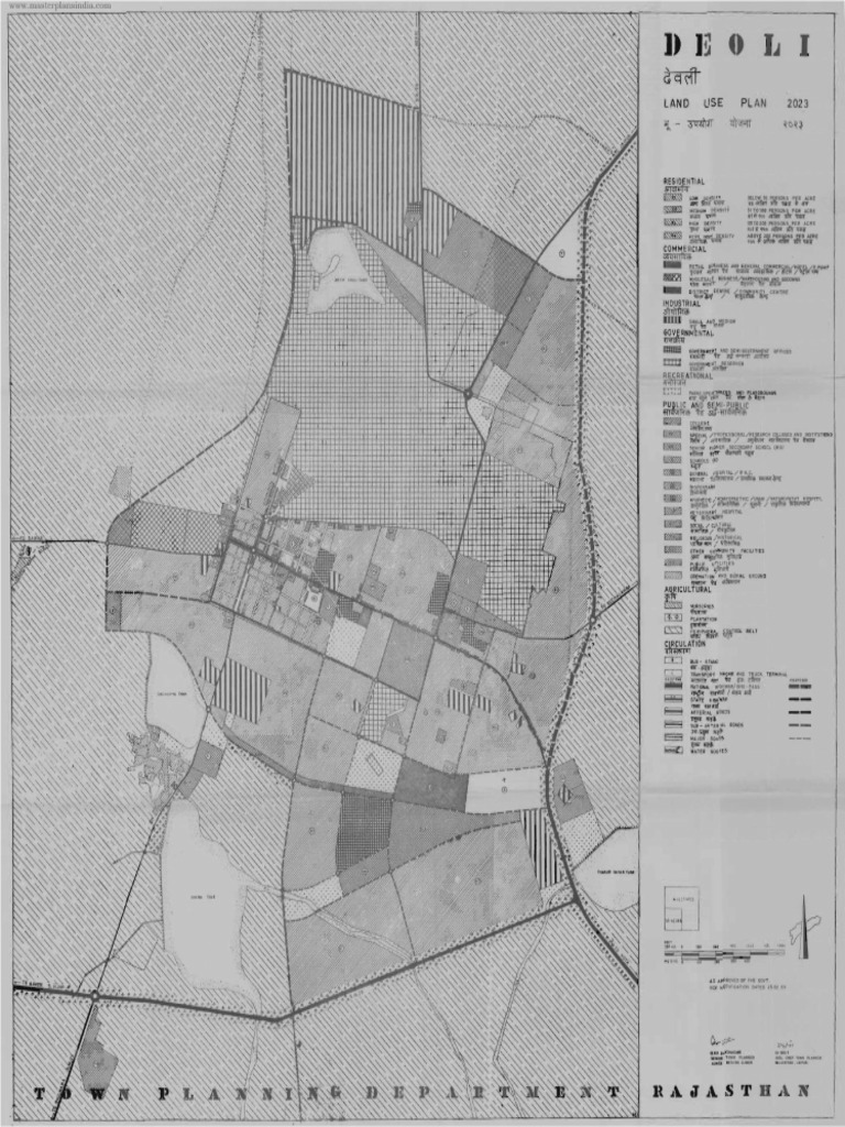 Deoli Master Development Plan 2023 Map | PDF