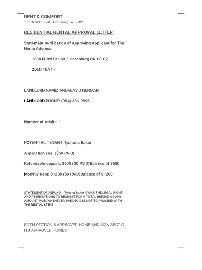 Pre Approval Status | PDF