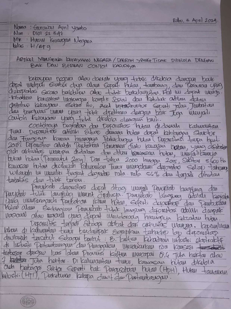 Gunawan April Yanto-D10122347 | PDF