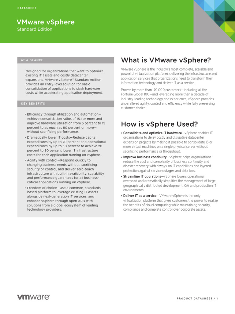 VMware VSphere Standard DataSheet DS en.pdf.Iwold (1) | Download Free ... VMware VSphere Standard DataSheet DS en.pdf.Iwold (1) | Download Free ...