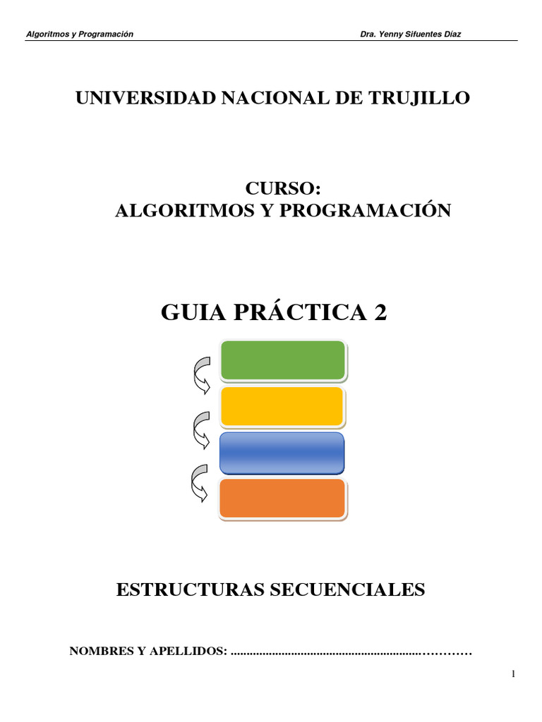 Guia Practica 2 | PDF | Algoritmos | Programación de computadoras
