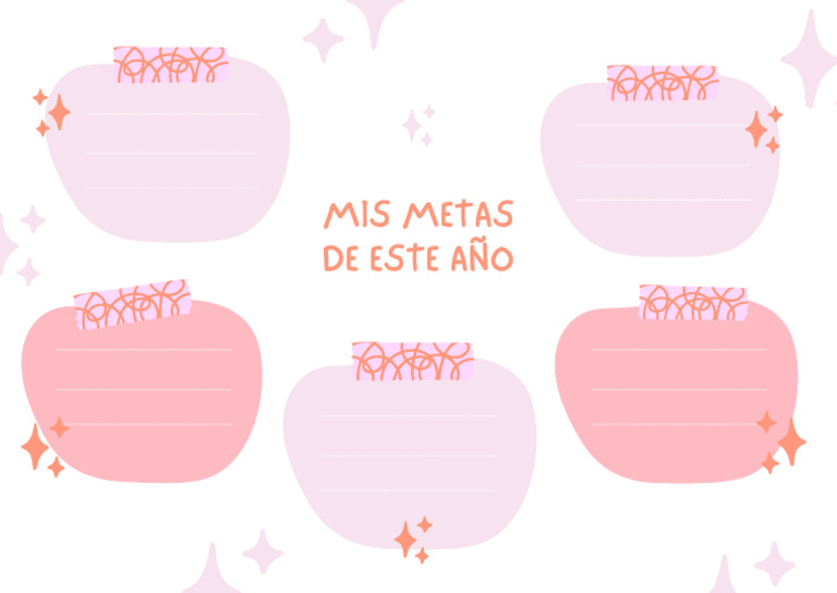 Organizador Gráfico Metas Personales Femenino Rosa.pdf 2 | PDF