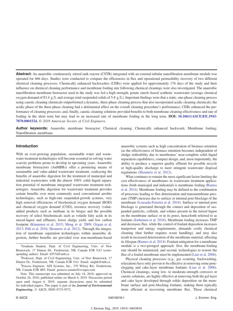 Fluid Heat Food Process Digging Tools | PDF | Membrane | Sewage Treatment