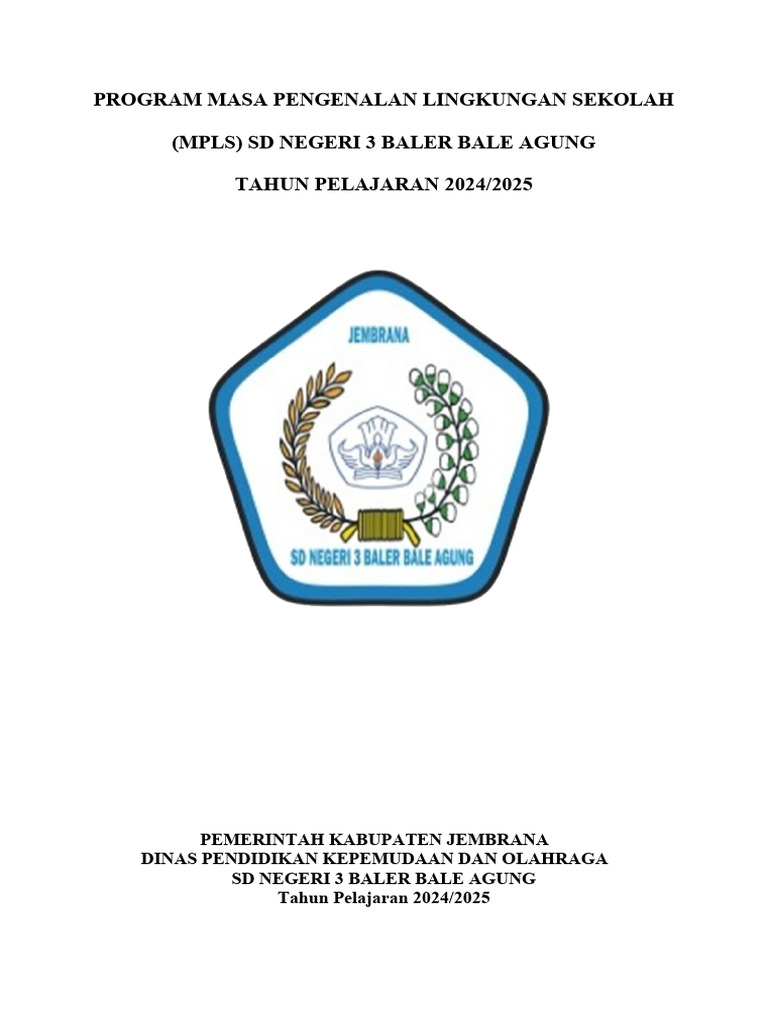 Program MPLS SDN 3 Baler Bale Agung | PDF