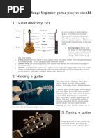 Easy Guitar Songs For Beginners - GuitarHabits | PDF | Guitars