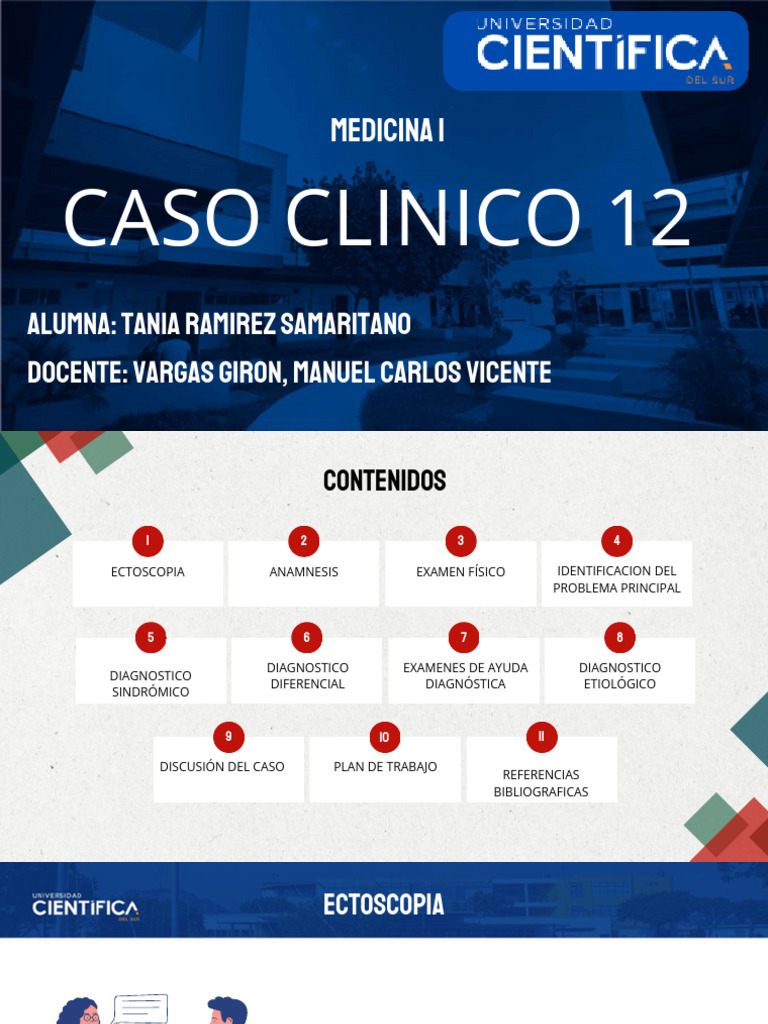 Caso Clinico 12 SEM 14 | PDF | Medicina CLINICA | Enfermedades y trastornos