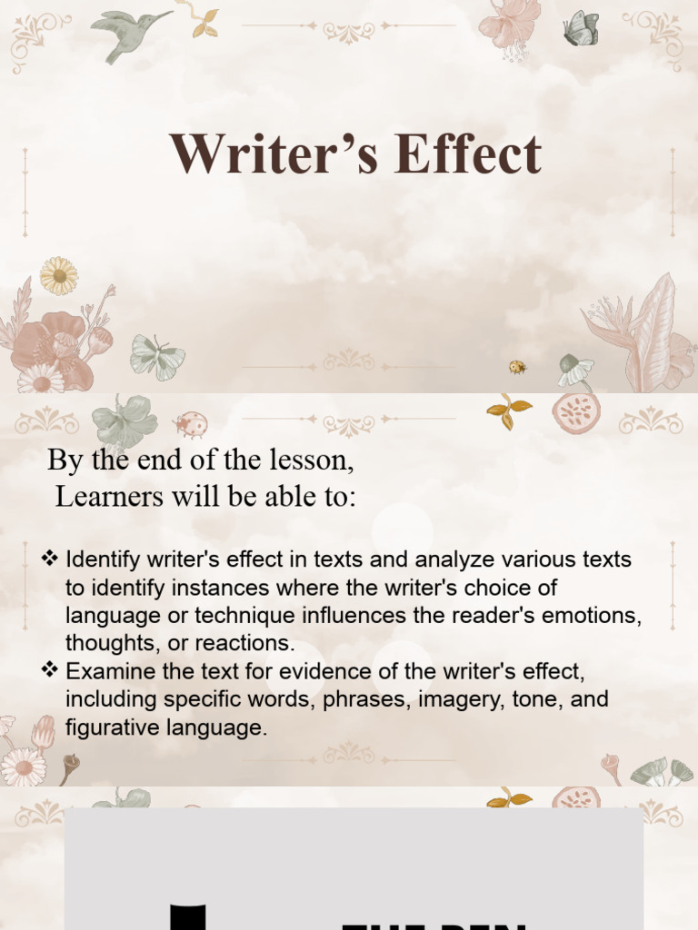 Writers Effect Grade 7 | PDF | Language Arts & Discipline | Foreign ...