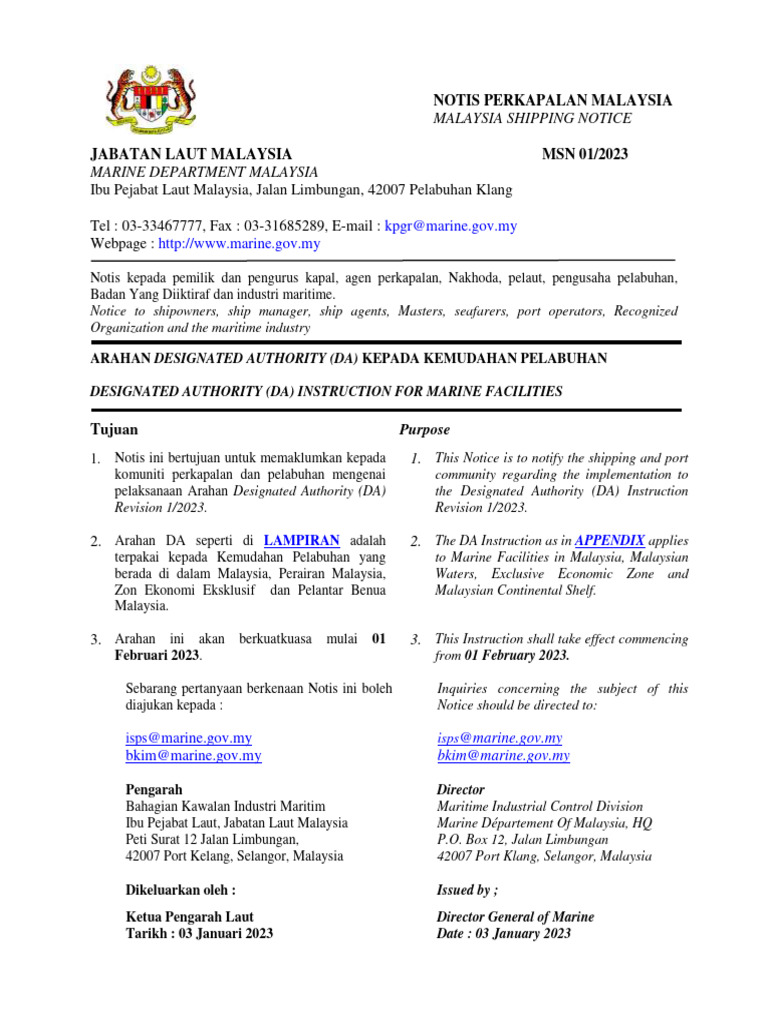 MSN 01.2023 DA INSTRUCTION | PDF