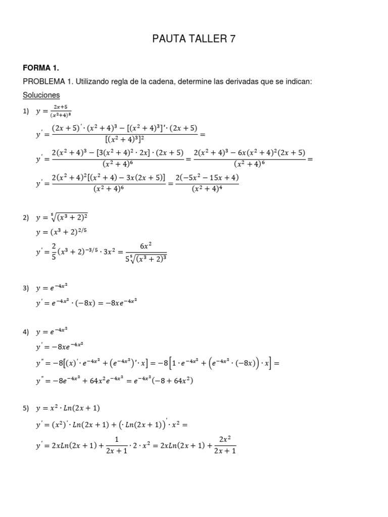 Pauta Taller 7 | PDF