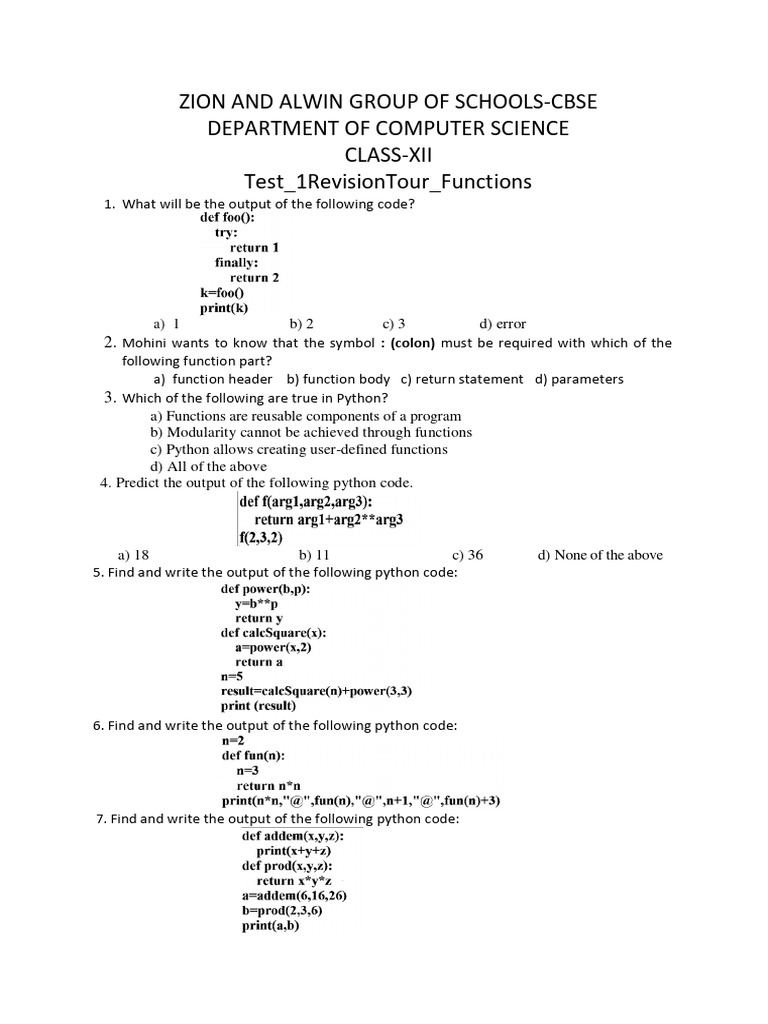 Assignmentfunctions Download Free Pdf Parameter Computer Programming Scope Computer 1274