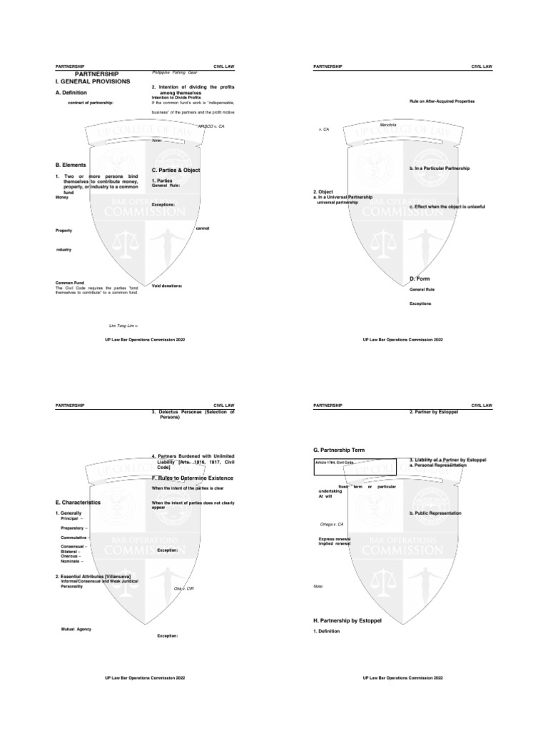Parcor | PDF | Partnership | Legal Liability