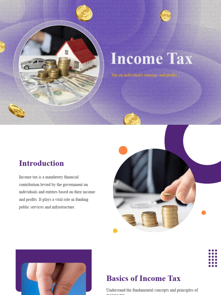 SlideEgg - 76863-Income Tax PPT Template | PDF | Income Tax | Taxes