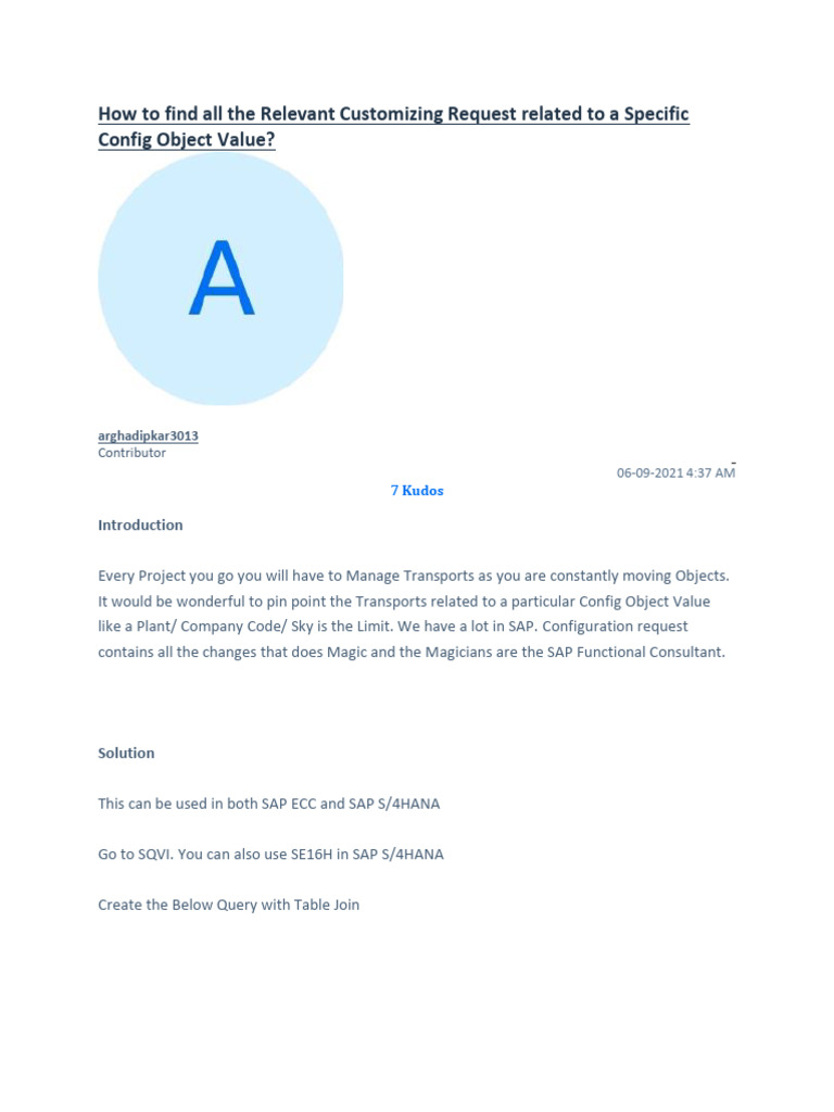 Customizing Request To Specific Config | PDF