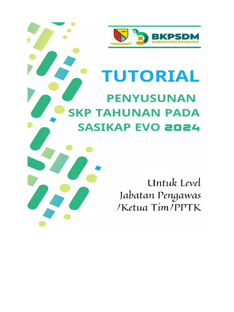 Tutorial Penyusunan SKP Tahunan Bagi Jabatan Pengawas | PDF