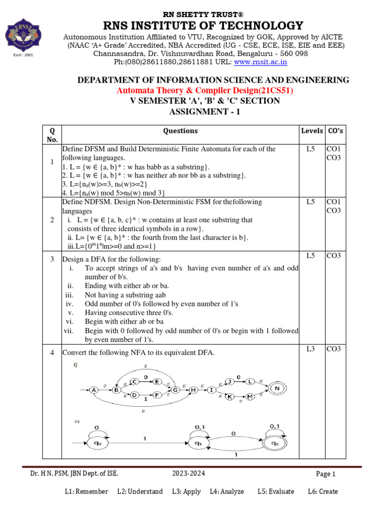 Atcd A1 S | PDF | String (Computer Science) | Computer Science