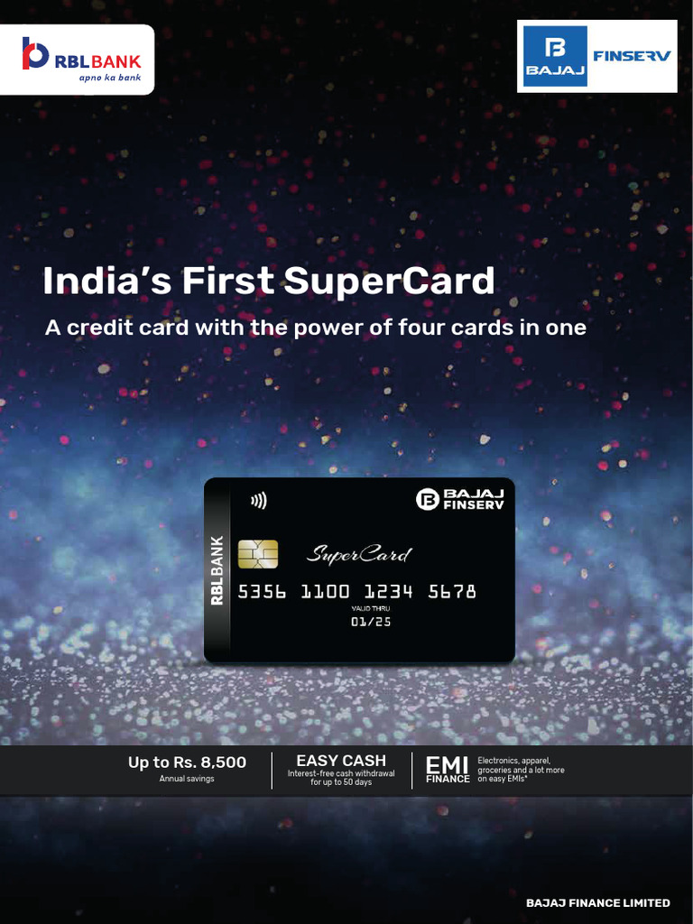 Bajaj Finserv RBL SuperCard Benefits | PDF | Loyalty Program | Credit Card