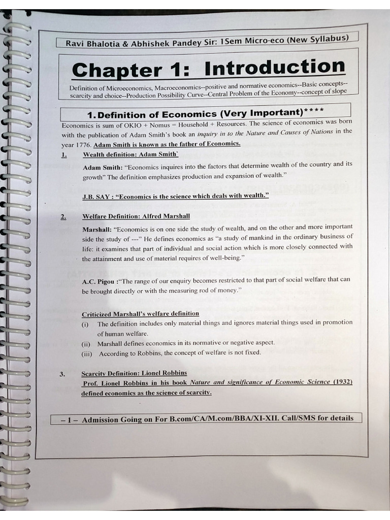 Introduction of Microeconomics | PDF