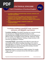 Functional English Notes Download PDF | PDF
