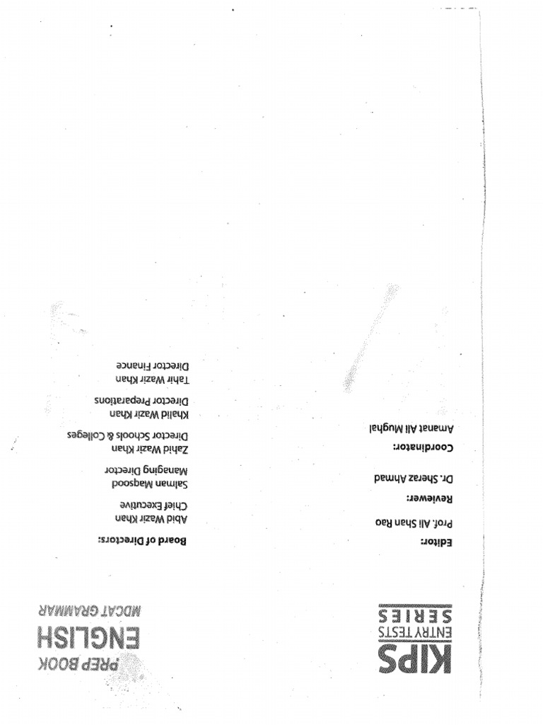 Kips English Prep Book 2024 | PDF