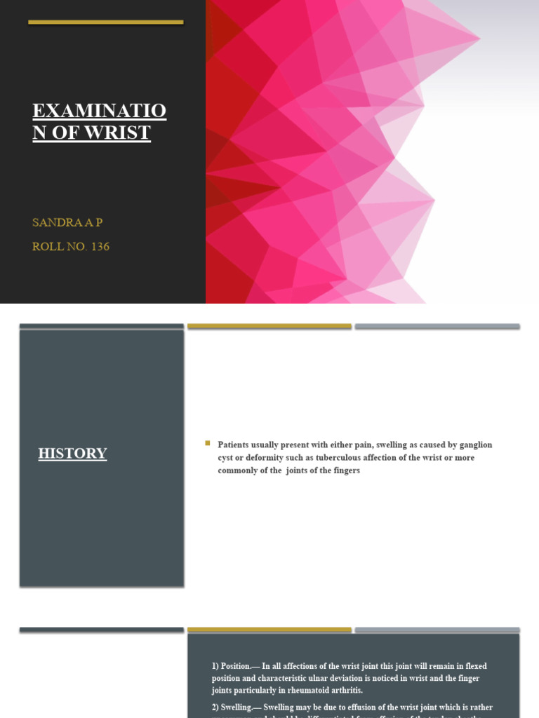 Presentation 6 | PDF | Anatomical Terms Of Motion | Hand