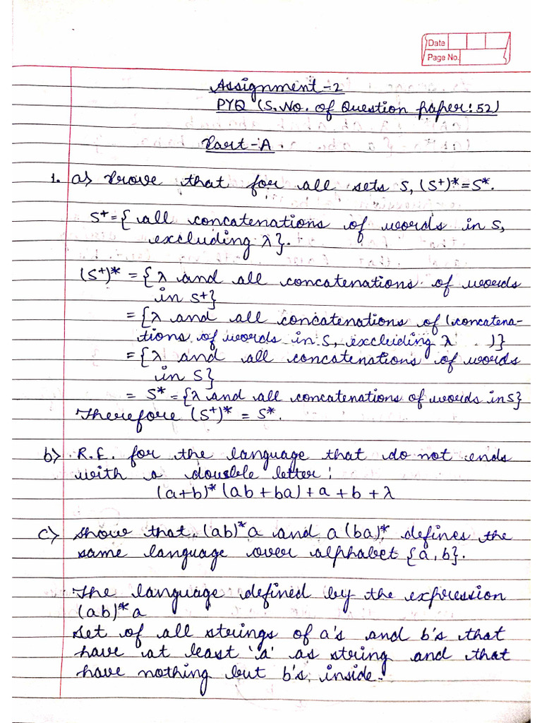 TOC Assignment-2 | PDF