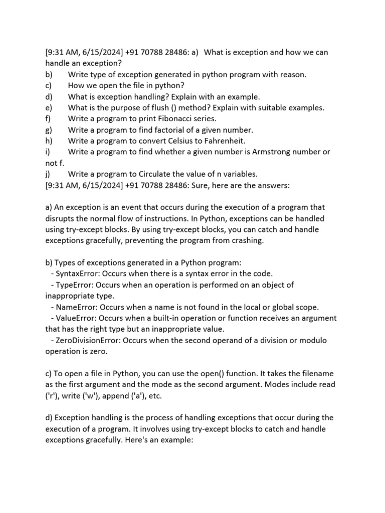 91 | PDF | Python (Programming Language) | Control Flow