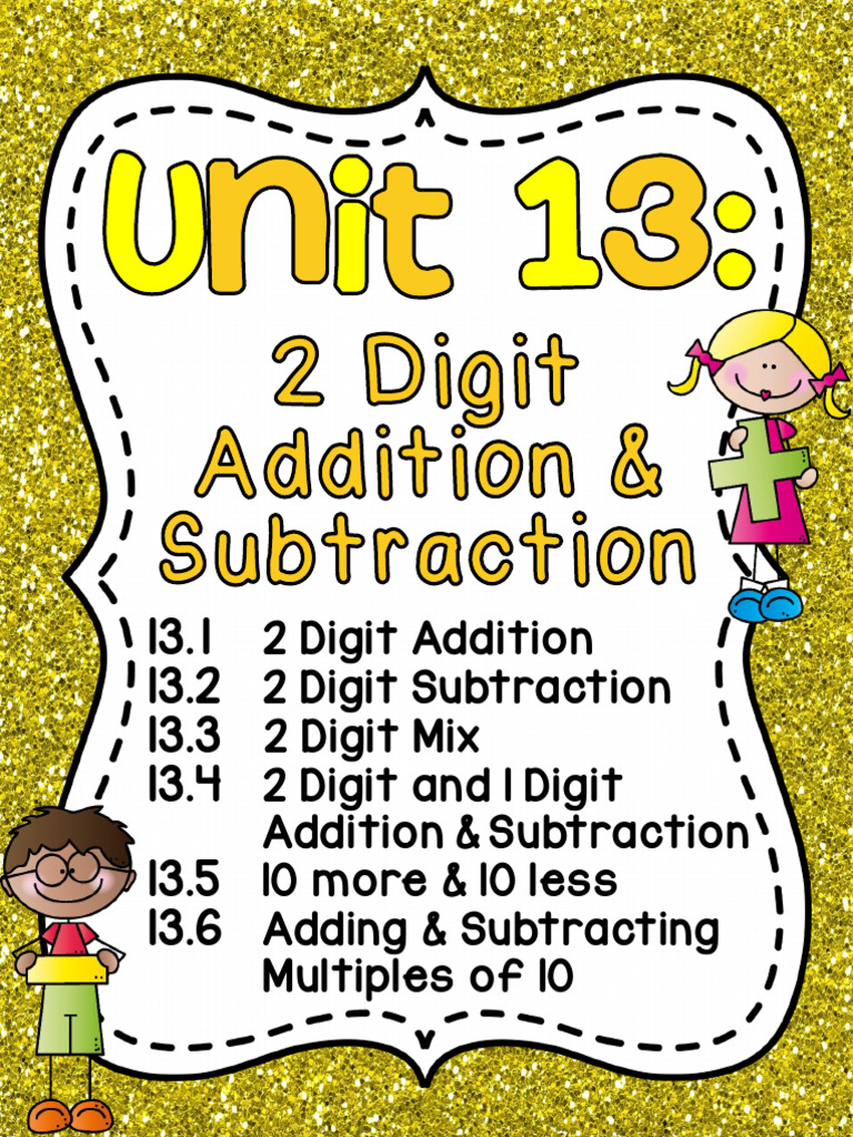2-Digit Addition and Subtraction Unit | PDF