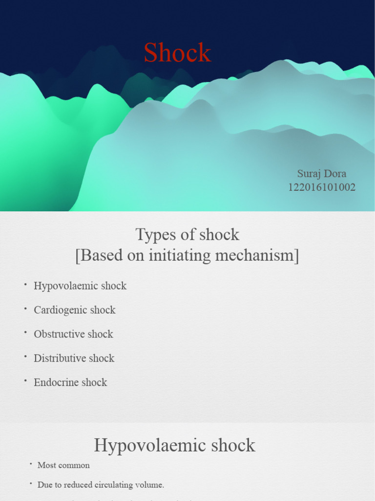 Shock | PDF | Shock (Circulatory) | Vasodilation