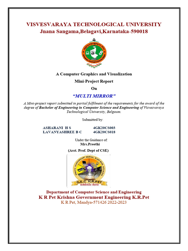 Multi Mirror | PDF | Computer Graphics | 3 D Computer Graphics