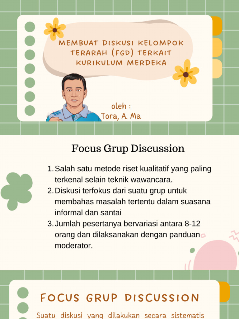 MembuAt Diskusi Kelompok Terarah (FGD) Terkait Kurikulum Merdeka - Tora | PDF