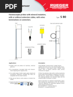 Pentronic - Temperature Sensors | PDF | Thermocouple | Resistor
