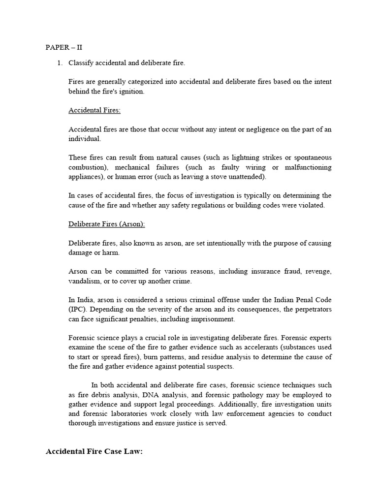 Accidental Fire Case Law | PDF | Polygraph | Daubert V. Merrell Dow ...