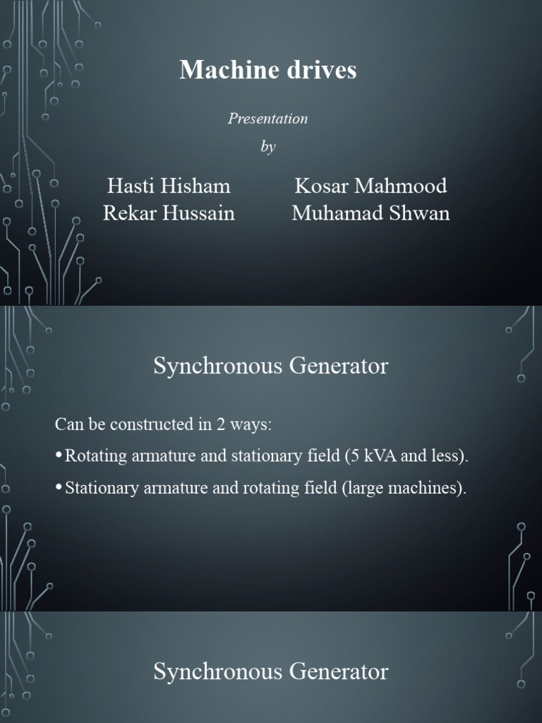 Machine Drives | PDF