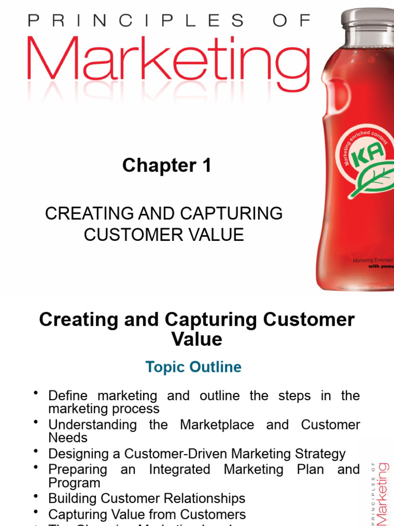 Chapter 1 Creating and Capturing Customer Value | PDF | Marketing ...