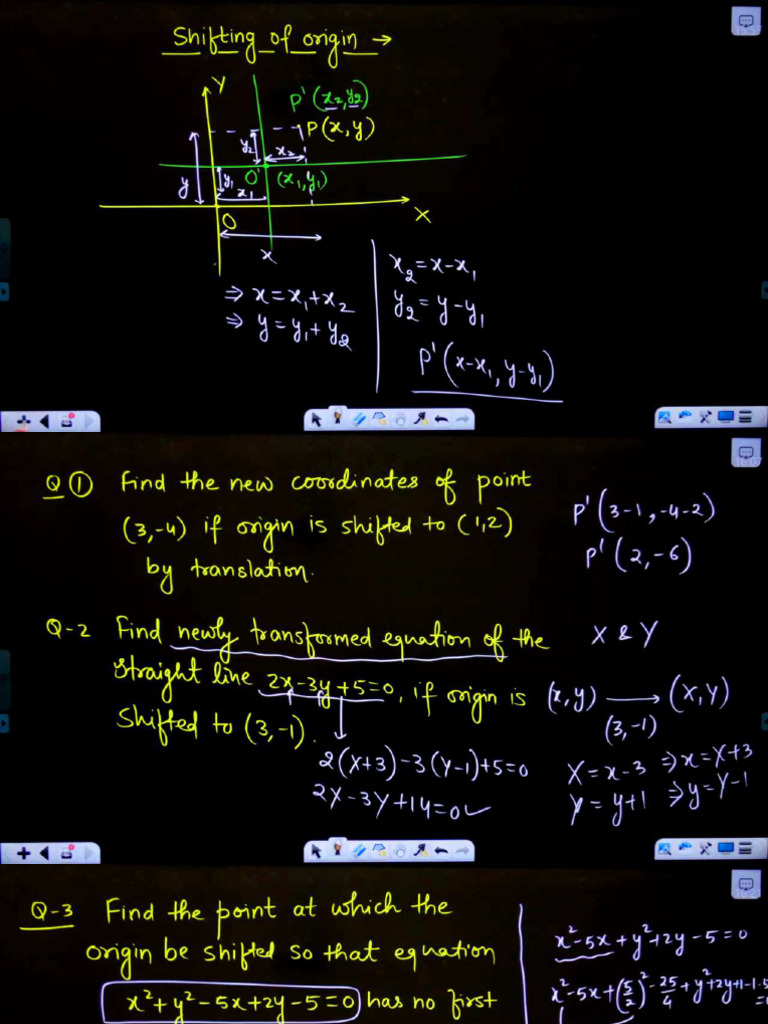 Straight Lines Best Formulae For Jee2025 | PDF