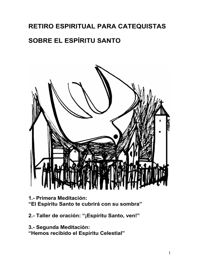 Retiro-Espiritual-Para-Catequistas Esp Santo-Conf | PDF | Confirmación | Cristo (título)