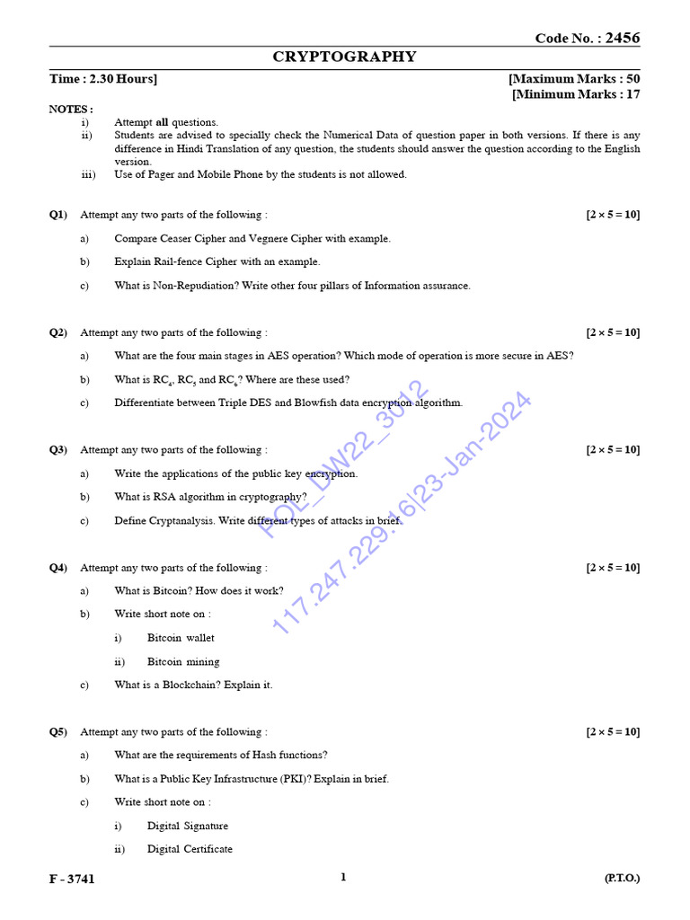 Cryptography | PDF | Cryptography | Cipher Cryptography | PDF | Cryptography | Cipher