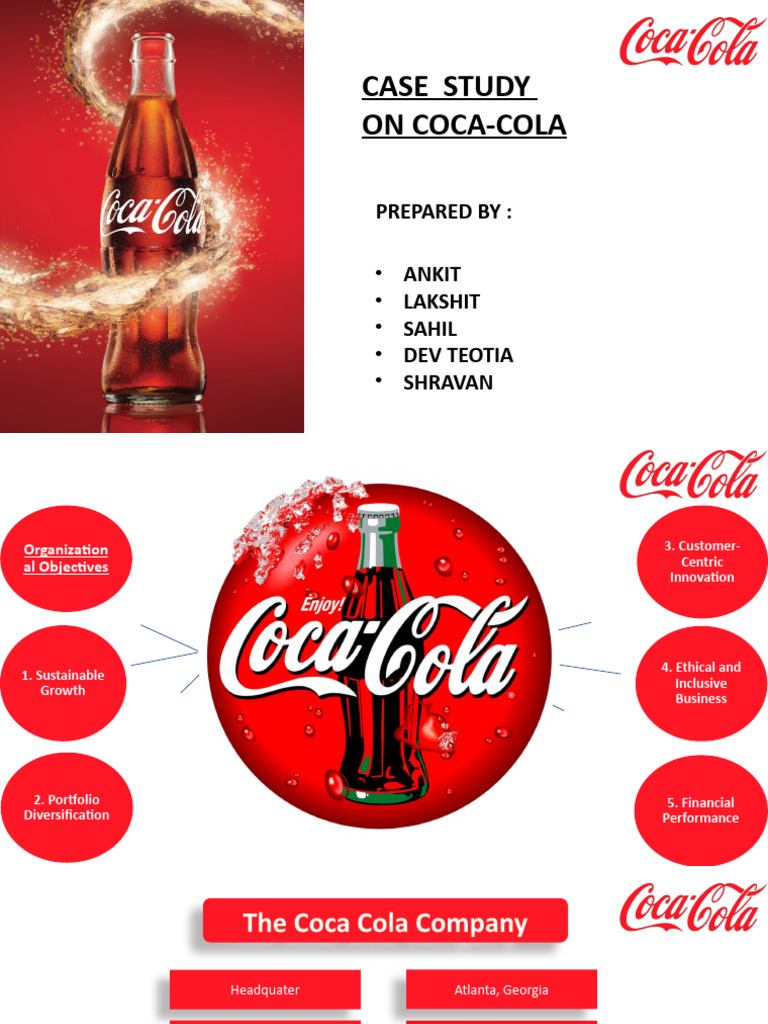 Coca-Cola Case Study: Market Analysis & Strategy | PDF | Ice Cream ...