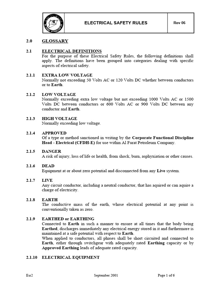 ESR2 Rev6 | PDF | High Voltage | Alternating Current